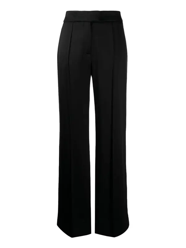 SA SU PHI High-waisted Wide-leg Trousers - Black