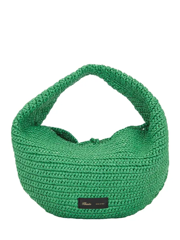 Khaite Olivia Hobo Medium Bag - Forest Green