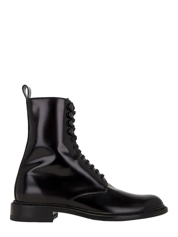 Saint Laurent Army 20 Lace Up Boots - Noir