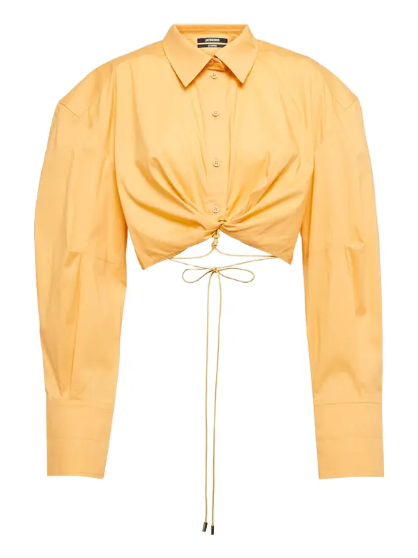 Jacquemus La Chemise Plidao Shirt - Yellow