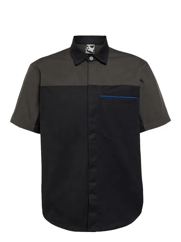 GR10K Cotton-blend Shirt - Black