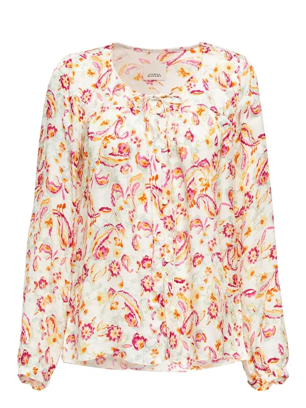 Isabel Marant Prian Printed Blouse - Multicoloured