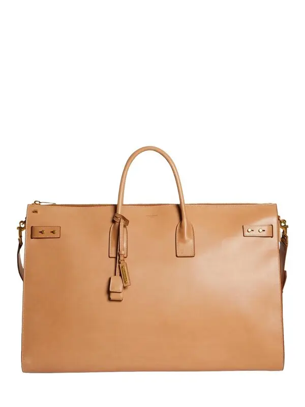 Saint Laurent Sac De Jour Travel Tote - Vintage Brown/gold