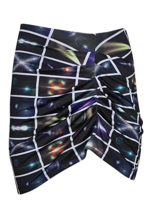 MAISIE WILEN Alpha Mini Skirt - Lens Flare Dark