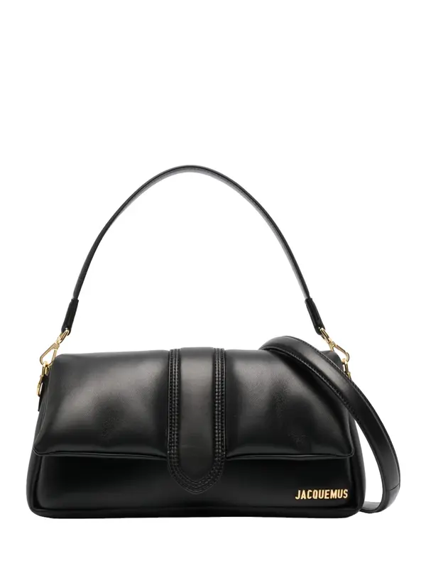 Jacquemus Le Bambimou Leather Shoulder Bag - Black