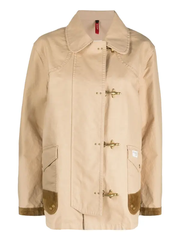 FAY Cotton Shirt Jacket - Neutrals