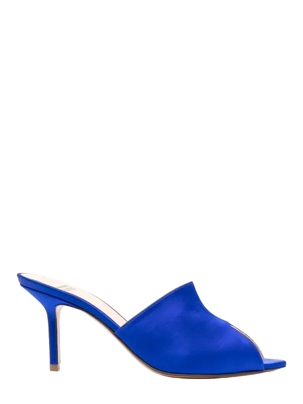 FRANCESCO RUSSO Slip-on Suede Sandals - Blue