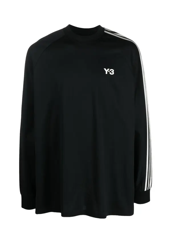 Y3 Logo-print Sweatshirt - Black