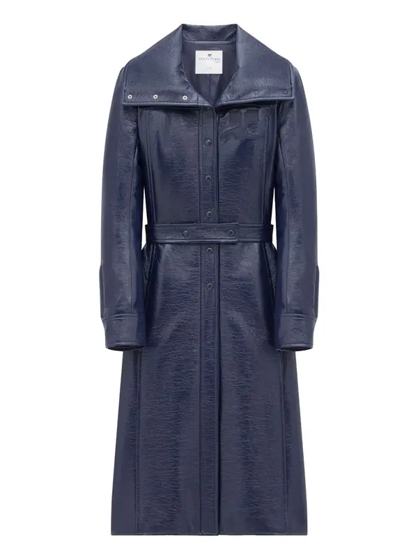 COURREGES Reedition Single-breasted Coat - Blue