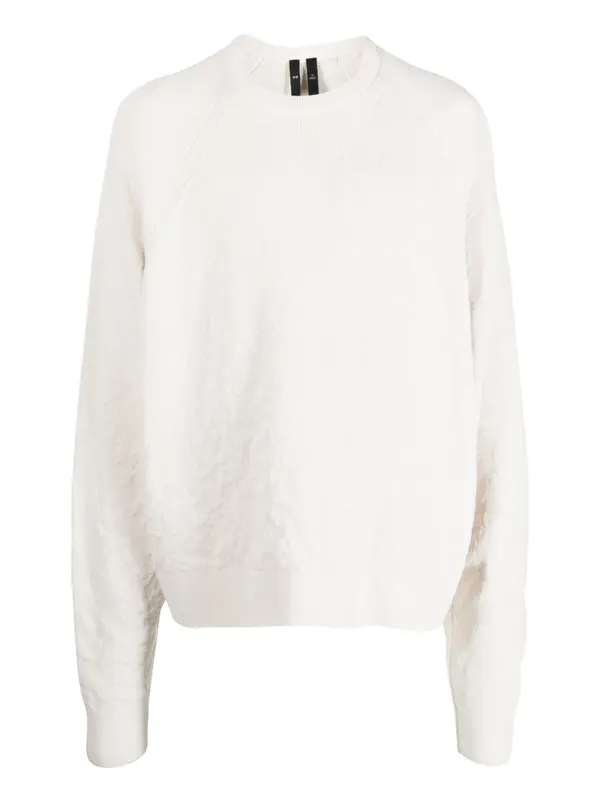 Y3 Extra-long Sleeves Jumper - White