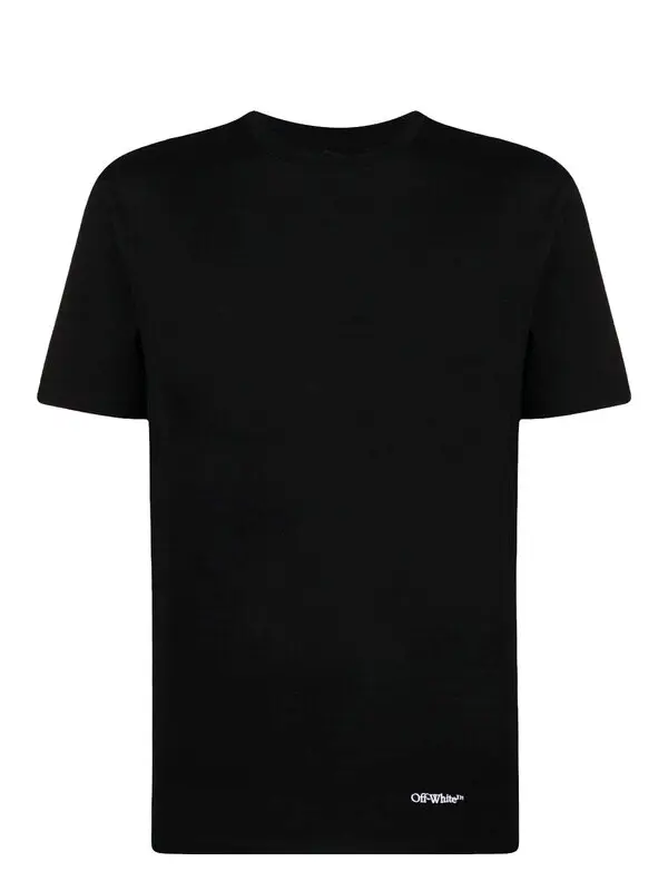 Off-White Scribble Diagonals-print T-shirt - Black