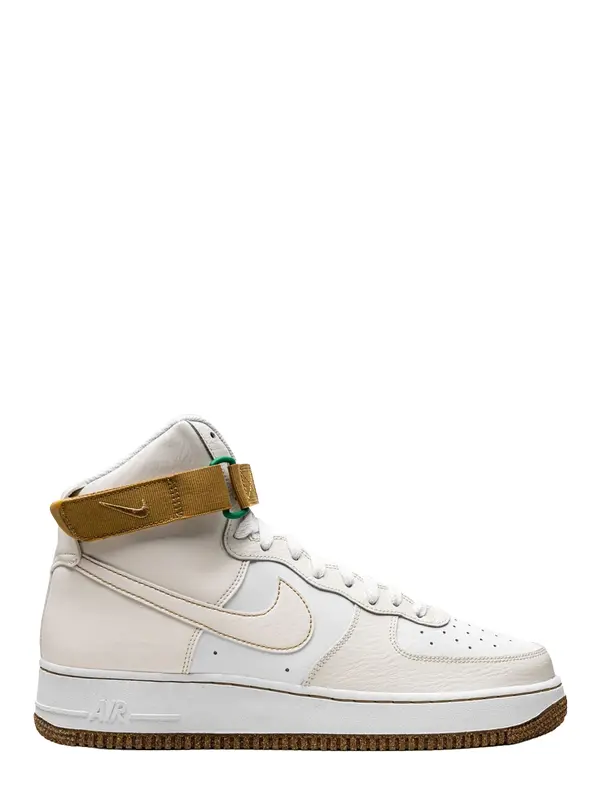 Nike Air Force 1 High Inspected Swoosh Sneakers - White
