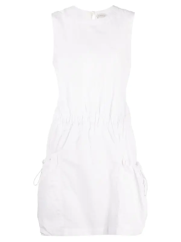 Moncler Sleeveless Mini Dress - White
