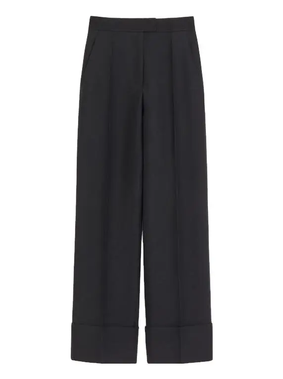 Valentino Garavani Crepe Couture Trousers - Black
