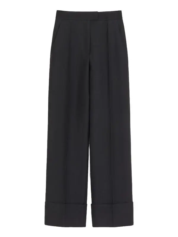 Valentino Garavani Crepe Couture Trousers - Black
