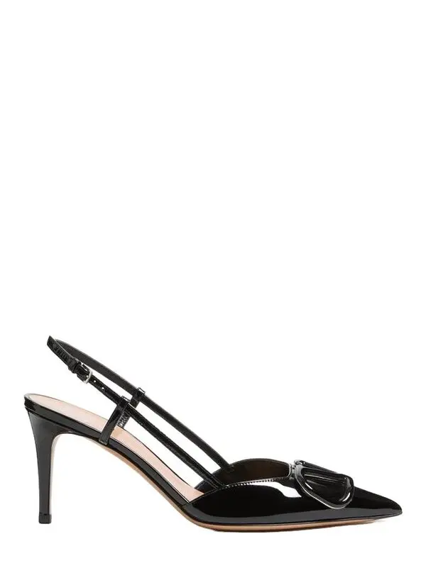 VALENTINO GARAVANI WITH UNDERCOVER Garavani Vlogo Signature Slingback Pumps - Black