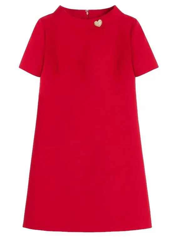 Valentino Garavani Crepe Couture Short Dress With Pleated Ruffles - Paris