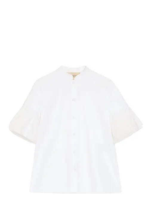 Valentino Garavani Embroidered Popeline Shirt - White