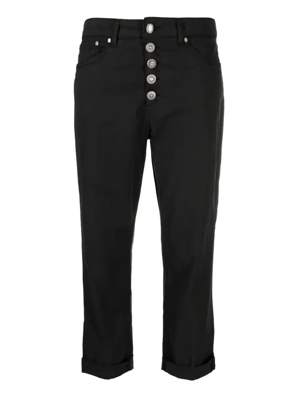 DONDUP Koons Loose-fit Cropped Jeans - Black
