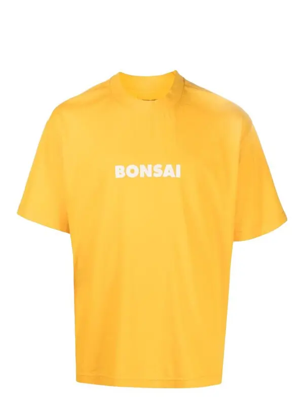 BONSAI Logo-print T-shirt - Orange