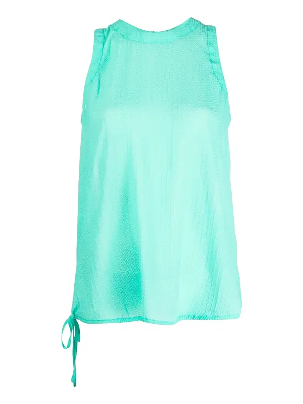 Essentiel Antwerp Drawstring Tank Top - Green