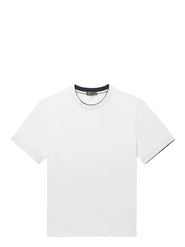 Loro Piana Cotton-jersey T-shirt - White