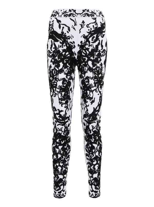 Alaïa Jacquard Leggings - Multicoloured