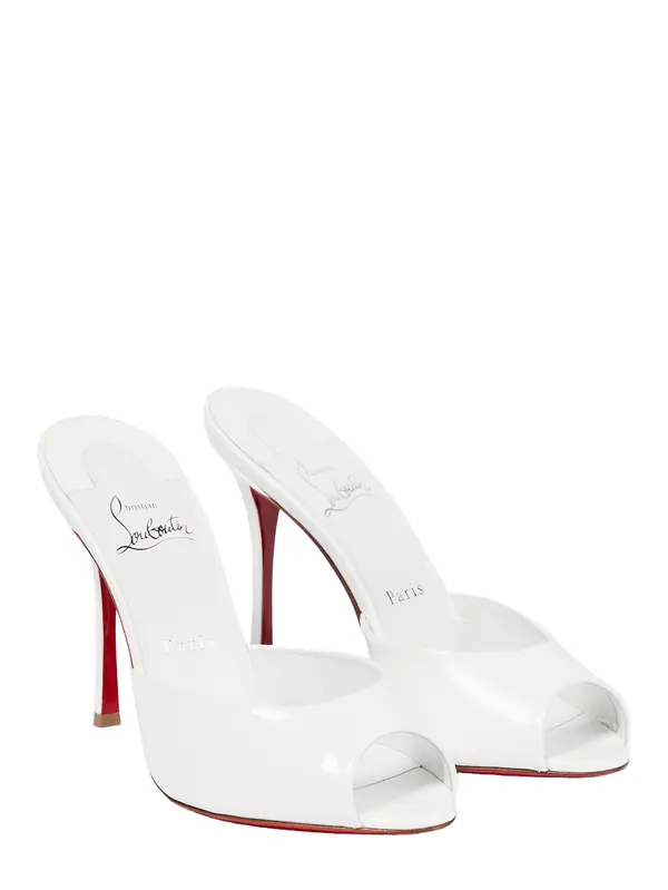 CHRISTIAN LOUBOUTIN Bridal Me Dolly Mules - White