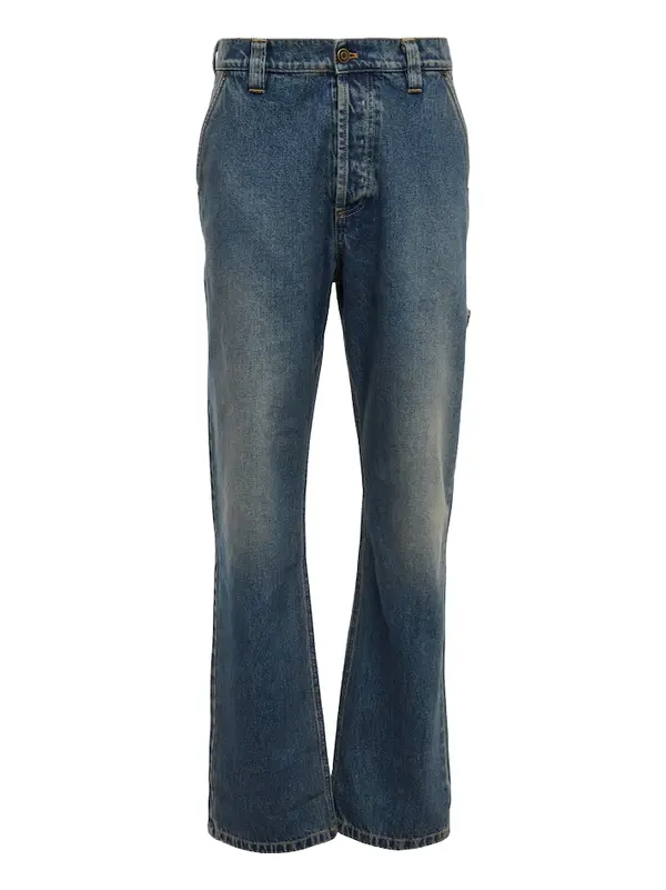 WINNIE N.Y.C Straight Leg Jeans - Blue