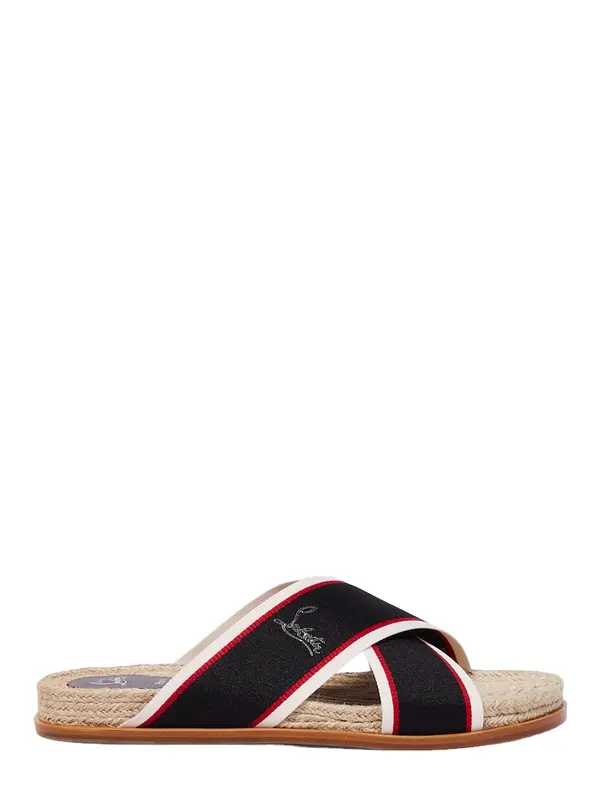 CHRISTIAN LOUBOUTIN Hot Cross Slides - Multicoloured