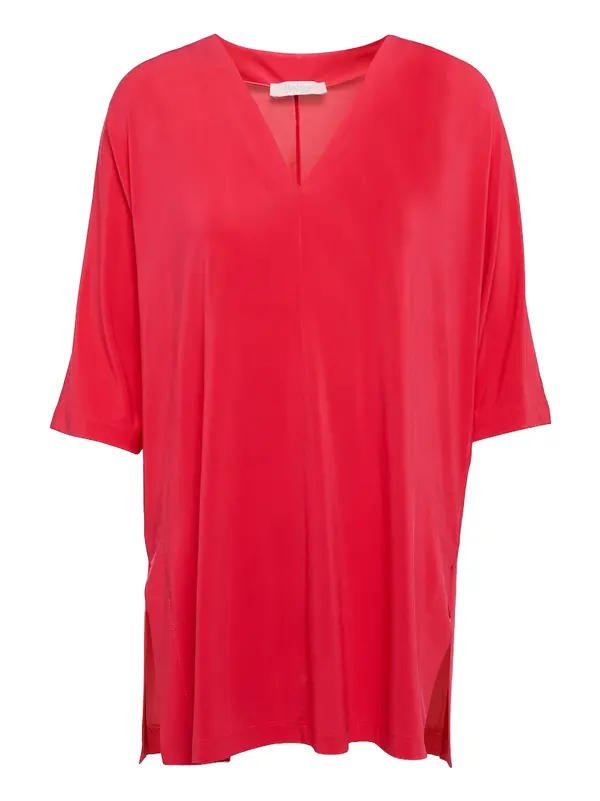Max Mara Locarno Leisure Crêpe-jersey Top - Pink