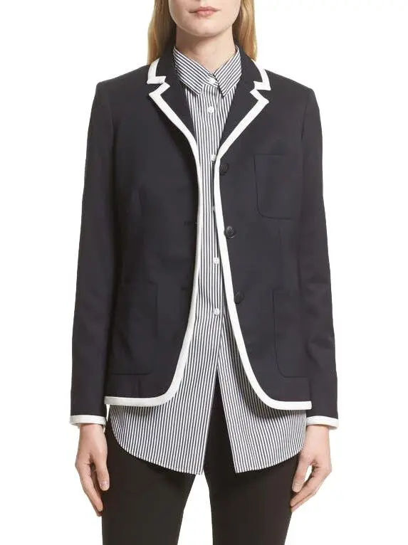 Rag & Bone Redgrave Piped Blazer - Black