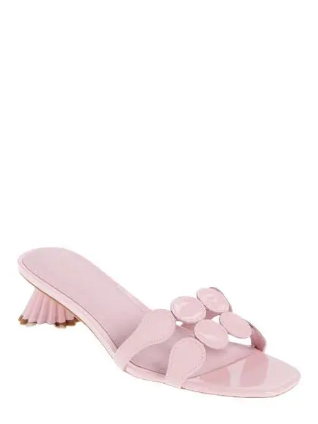 CECELIA NEW YORK Bunny Slide Sandal - Pink Fondant Patent