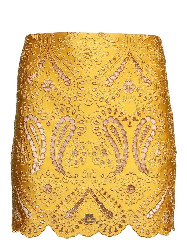 Etro Mini Skirt - Yellow