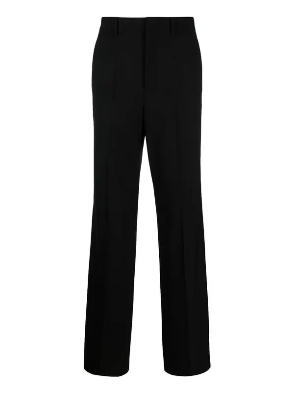 Valentino Garavani Virgin Wool Tailored Trousers - Black