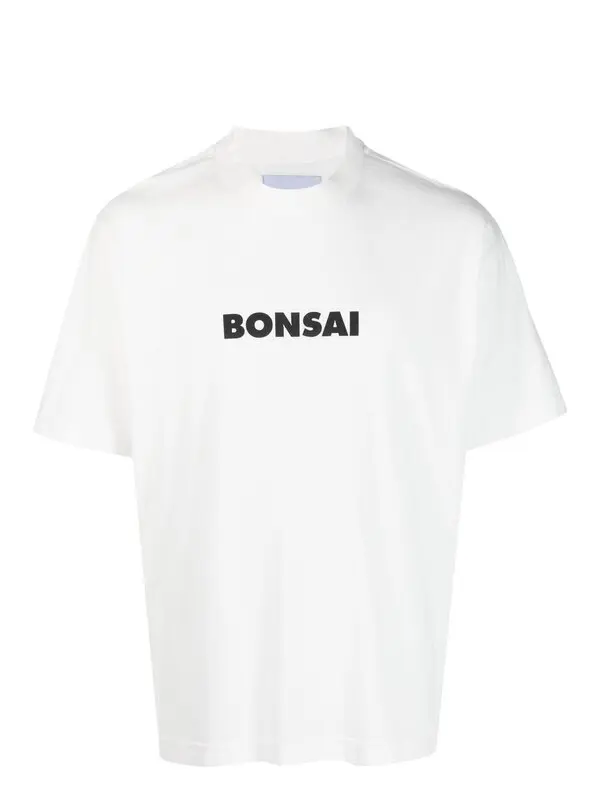 BONSAI Logo-print T-shirt - White