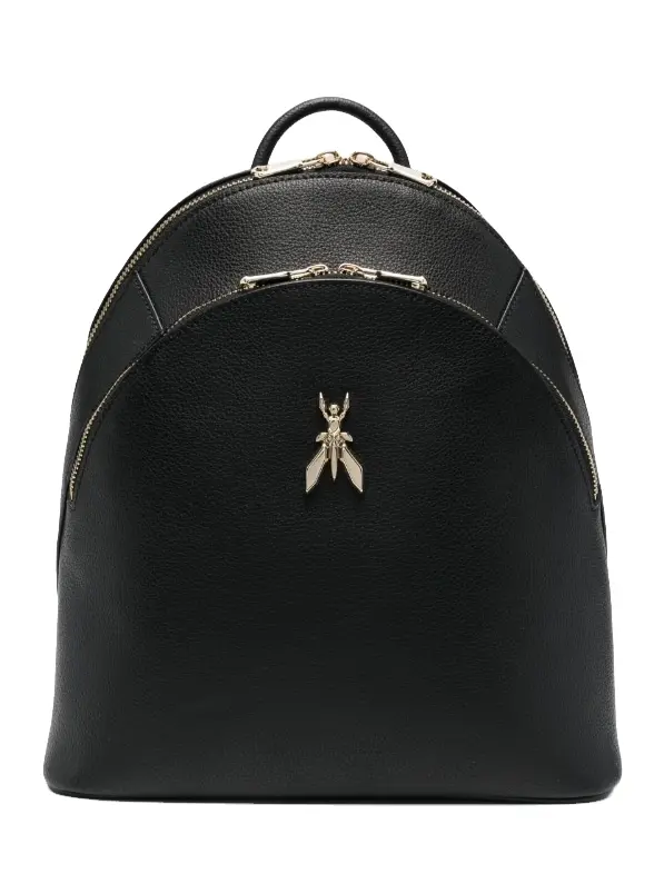 Patrizia Pepe Logo-plaque Backpack - Black