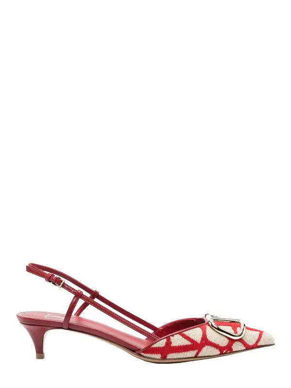 Valentino Garavani Vlogo Signature Pumps - Red