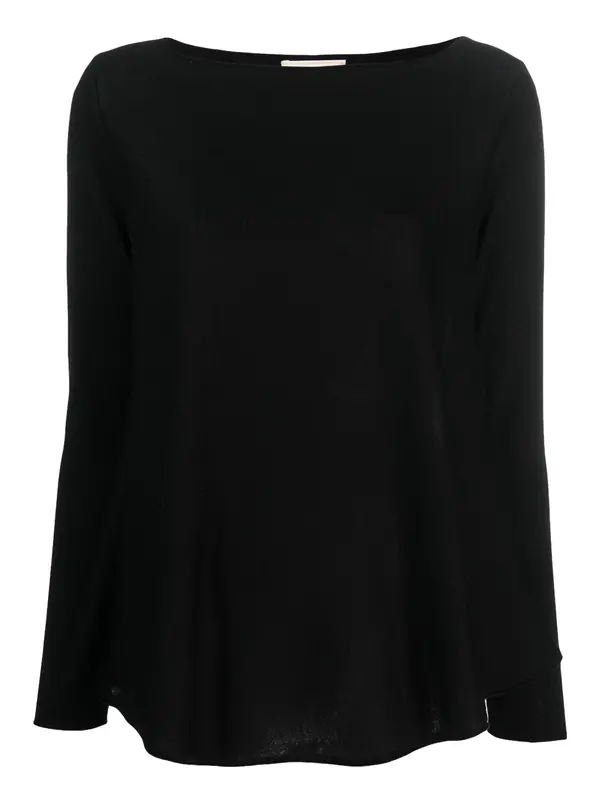 WILD CASHMERE Fine Knit Jumper - Black