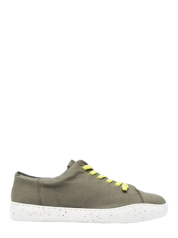 Camper Organic-cotton Lace-up Sneakers - Green