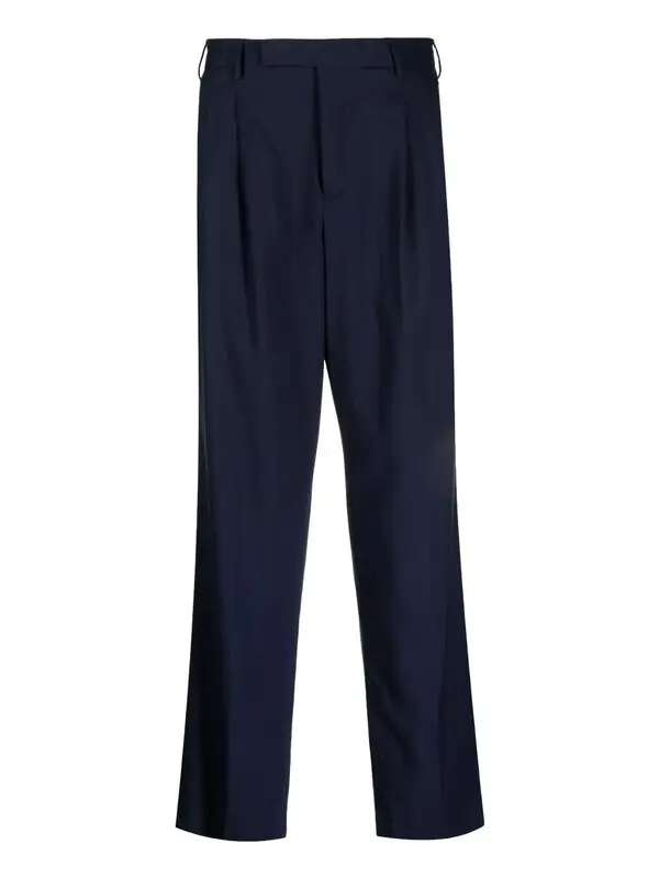 PT TORINO Relaxed-fit Tailored Trousers - Blue