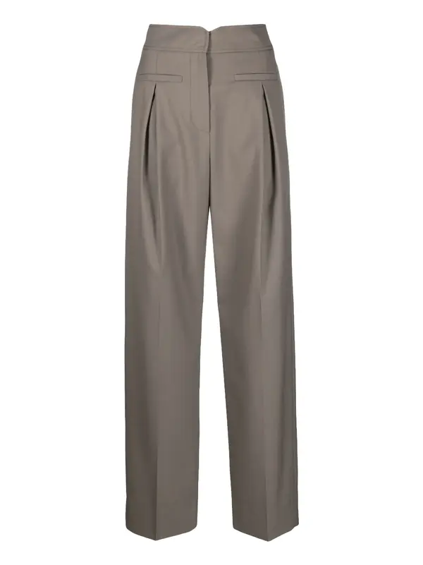 REJINA PYO Piper Wide-leg Trousers - Grey