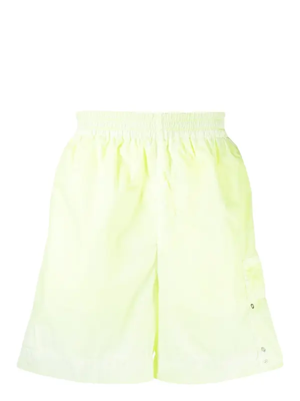 1017 Alyx 9sm Eyelet-detail Straight-leg Shorts - Yellow