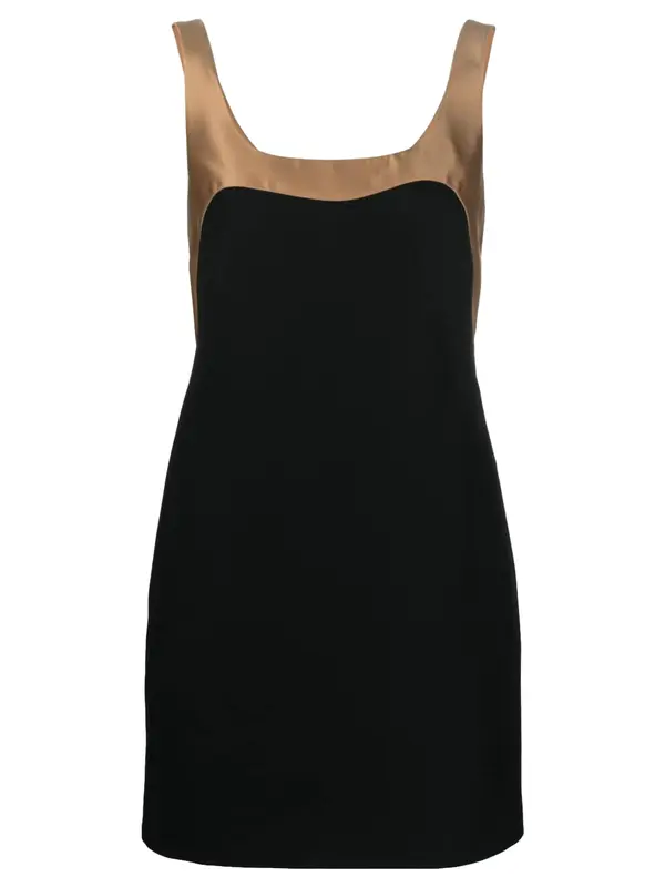 Valentino Garavani Colourblock Mini Dress - Black