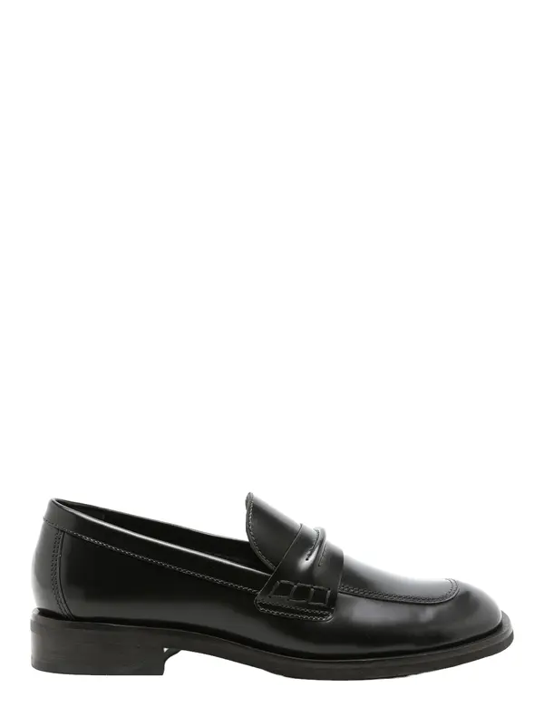 STUDIO CHOFAKIAN Eliza Leather Loafers - Black