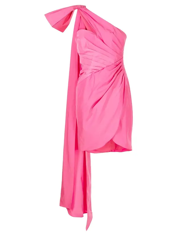 Marchesa Taffeta Mini Dress - Pink