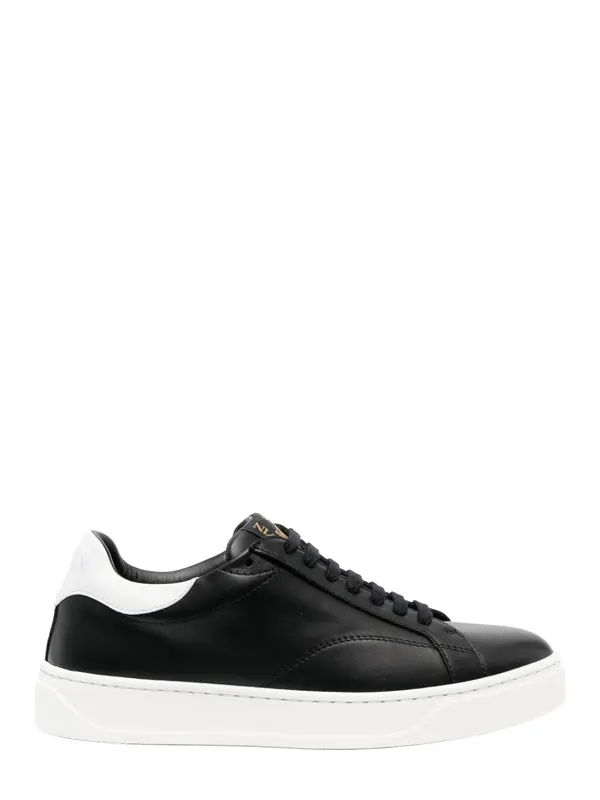 LANVIN Ddb0 Low-top Leather Sneakers - Black