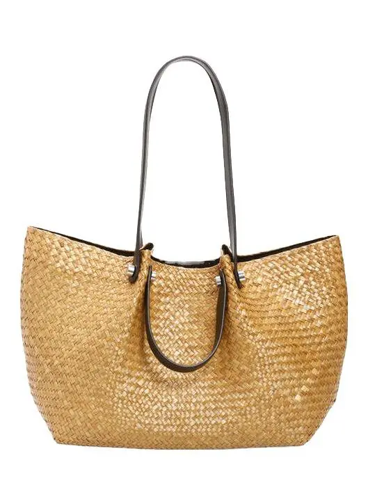 ALLSAINTS Allington Straw Tote Bag - Natural
