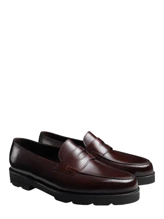 John Lobb Lopez Penny Loafer - Brown