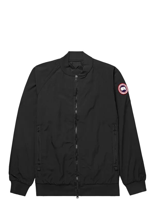 Canada Goose Faber Acclimaluxe Shell Bomber Jacket - Black